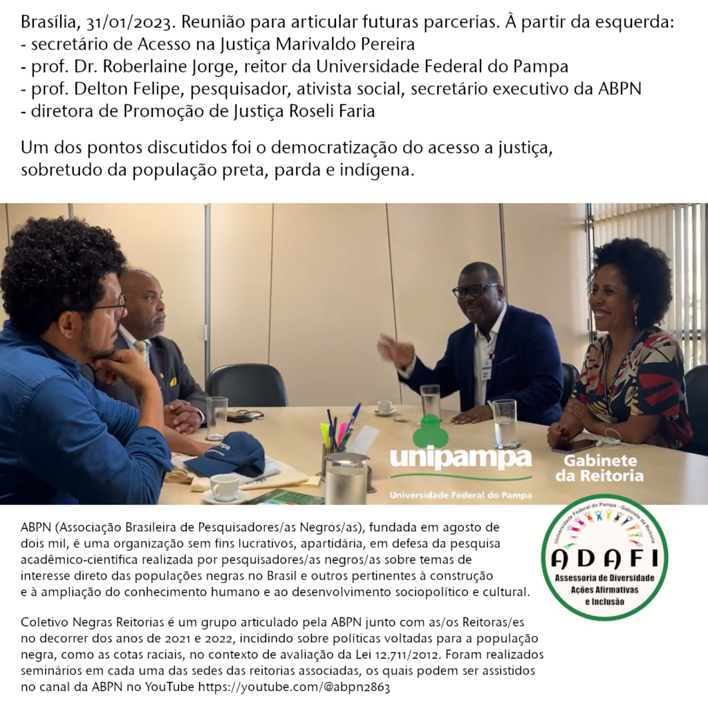 Reunião ABPN e Negras Reitorias