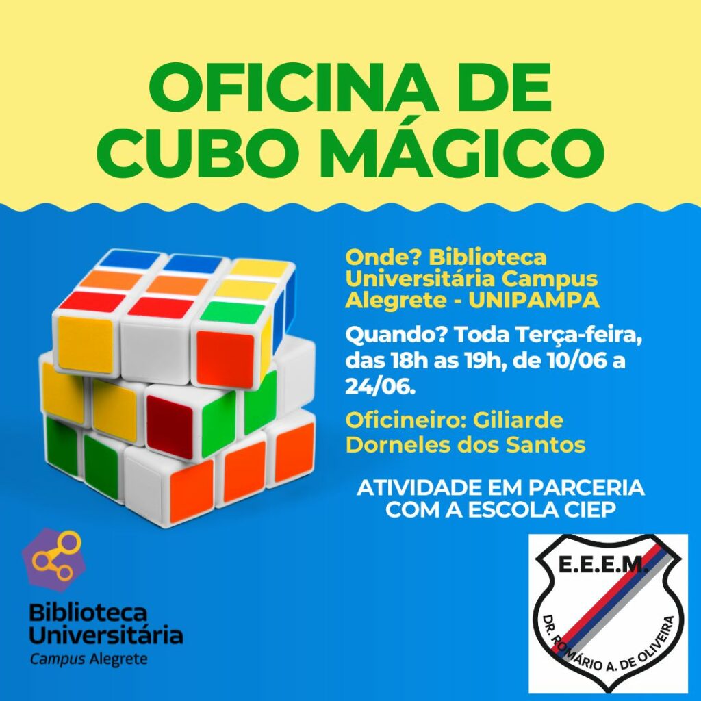Oficina de Cubo Mágico – Giliarde