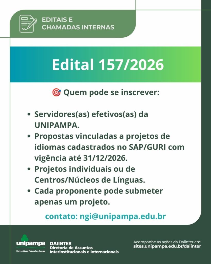A iniciativa tem como objetivo fomentar ações de projetos de idiomas ...