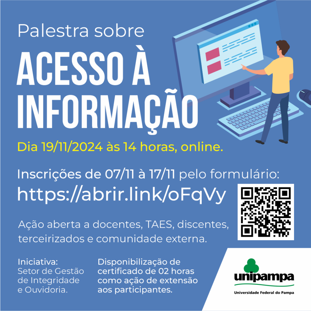 Palestra sobre Acesso à Informação