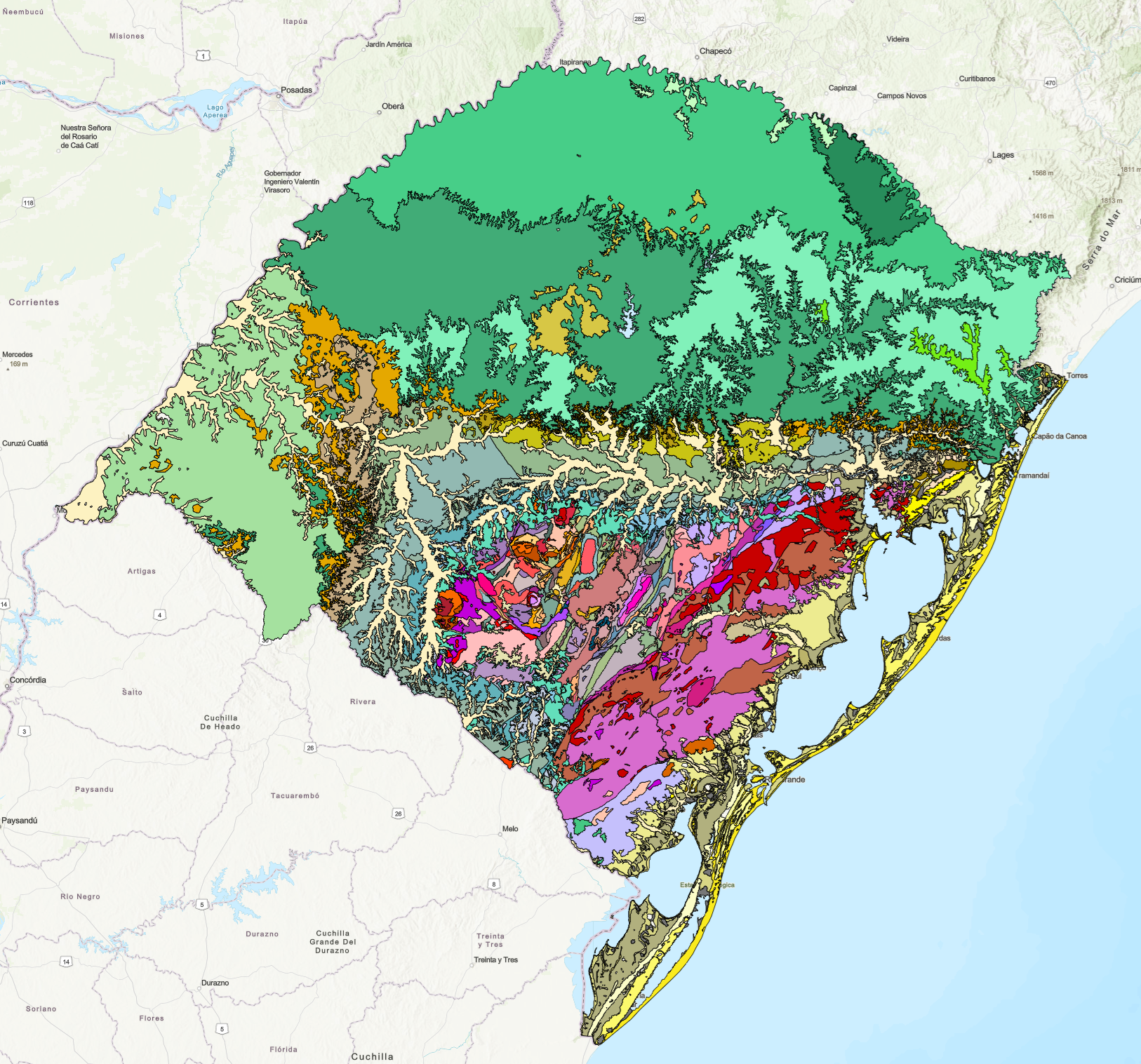 MAPA GEOLÓGICO INTERATIVO
